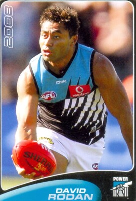 2008 Herald Sun AFL Trading Cards Common card 130 - David Rodan - Port ...
