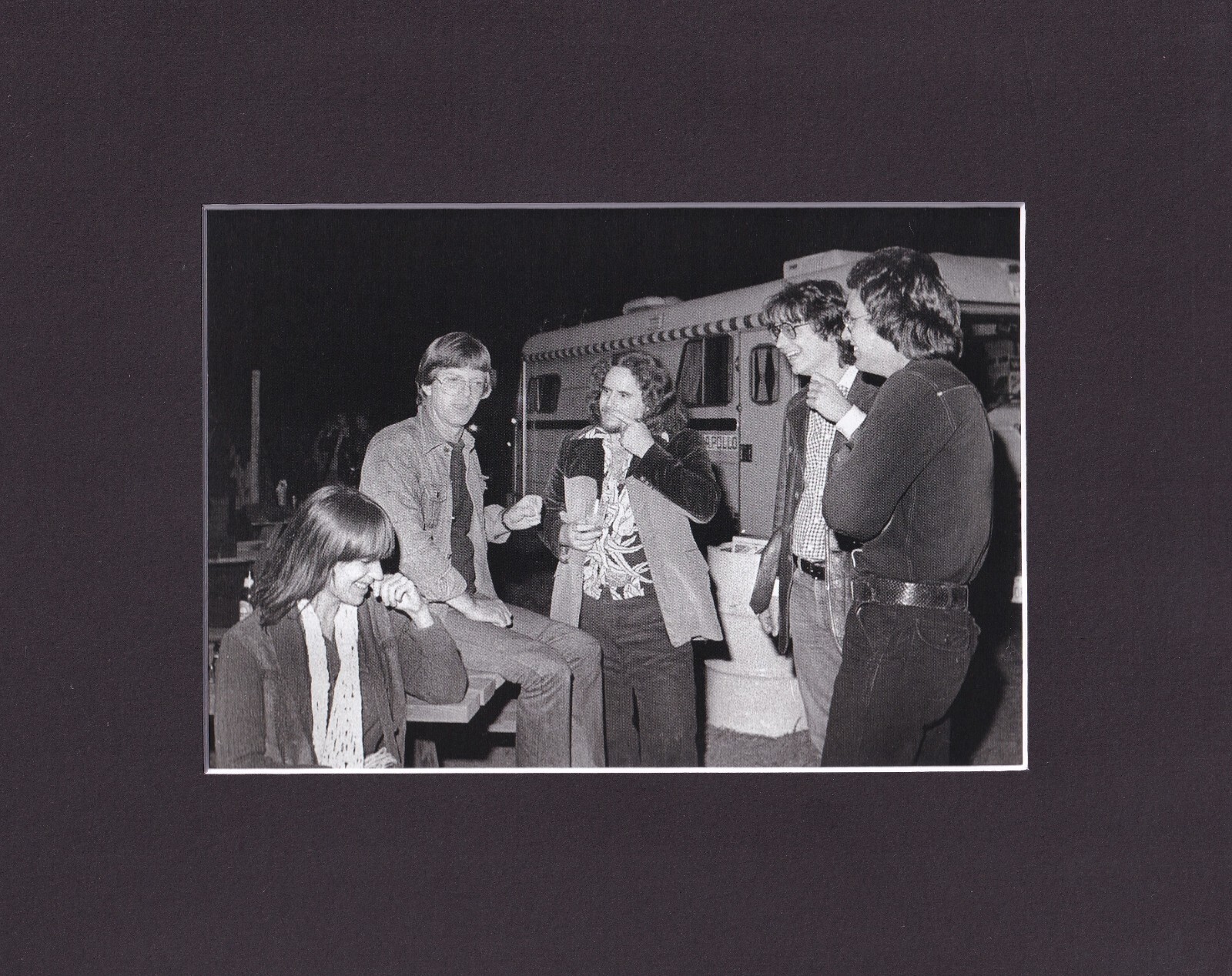 8X10" Matted Print Picture, Grateful Dead: 1977, Phil Lesh & Fans ...