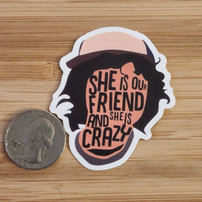 STRANGER THINGS STICKER Horror Sci-fi Laptop Sticker Chromebook Dustin ...