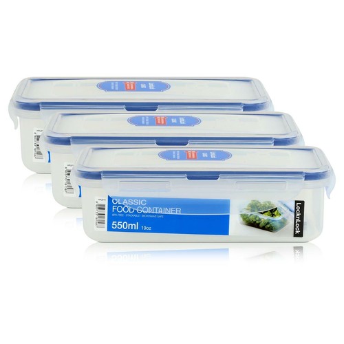 LocknLock Classic HPL815 Frischhaltedose 550ml - Luft & Wasserdicht ...