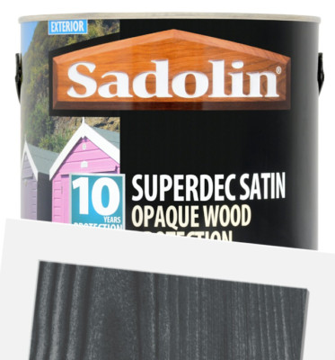 SADOLIN SUPERDEC SATIN ANTHRACITE GREY 1L | eBay UK