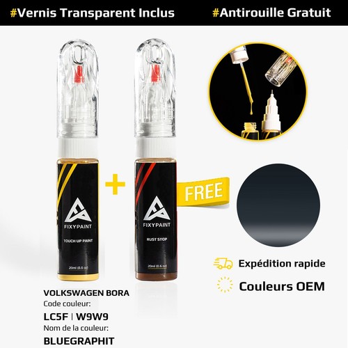 Peinture de retouche Pour VOLKSWAGEN BORA Code: LC5F | W9W9 BLUEGRAPHIT ...
