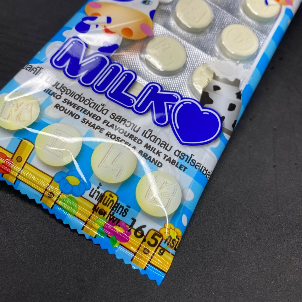 MILKO SWEETENED FLAVOURED MILK TABLE CANDY THAIFOOD 16.5g | eBay