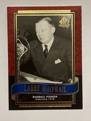 2003 SP Legendary Cuts Larry MacPhail #77 HOF | eBay