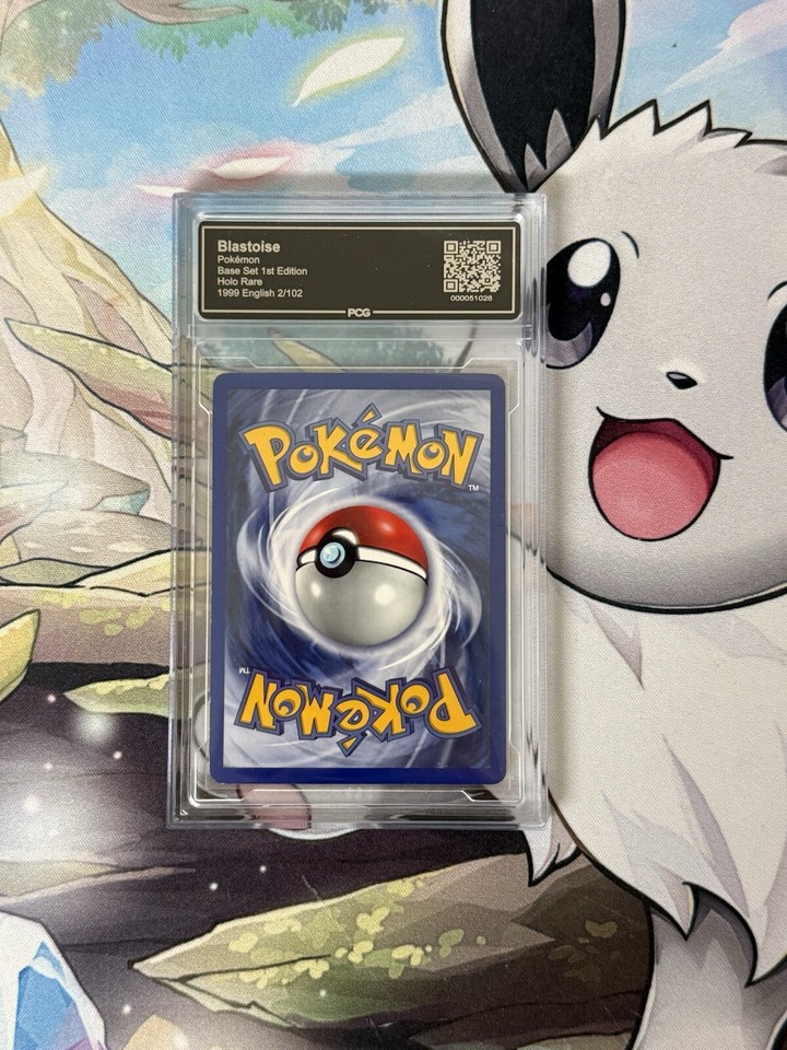 1999 Pokémon Base Set, 1st Edition Blastoise Shadowless Holo PCG Graded ...