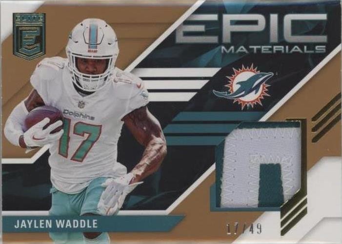 2023 Panini Donruss Elite - Epic Materials Jaylen Waddle #9 Prime /49 ...