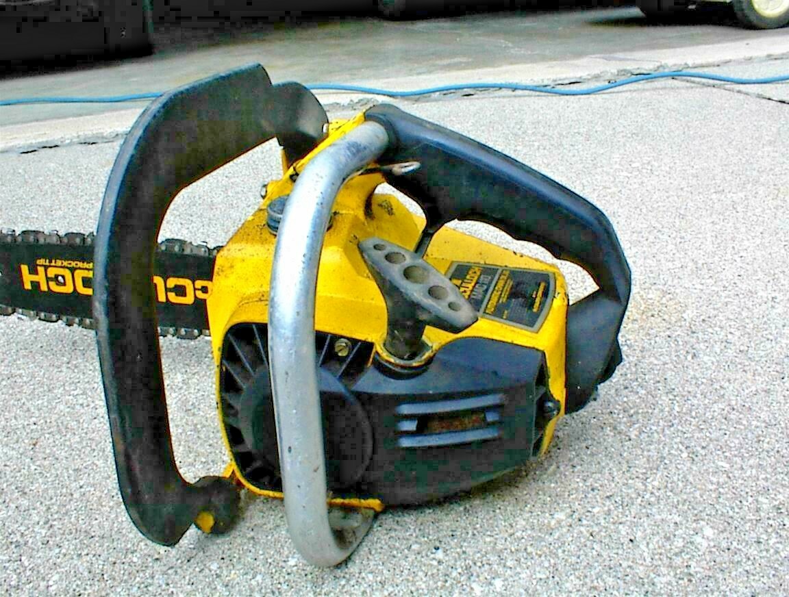 McCULLOCH MAC 110 CHAINSAW MUFFLER MODEL 600016C Ser #13-054134 | eBay