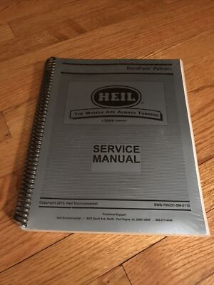 New genuine Heil Durapack Python refuse garbage truck service shop ...