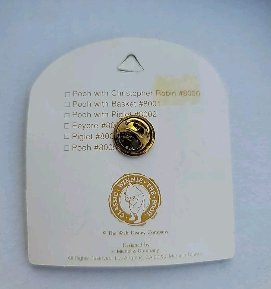 Vintage Disney Winnie the Pooh & Christopher Robin Pin new 3 Cheers for ...