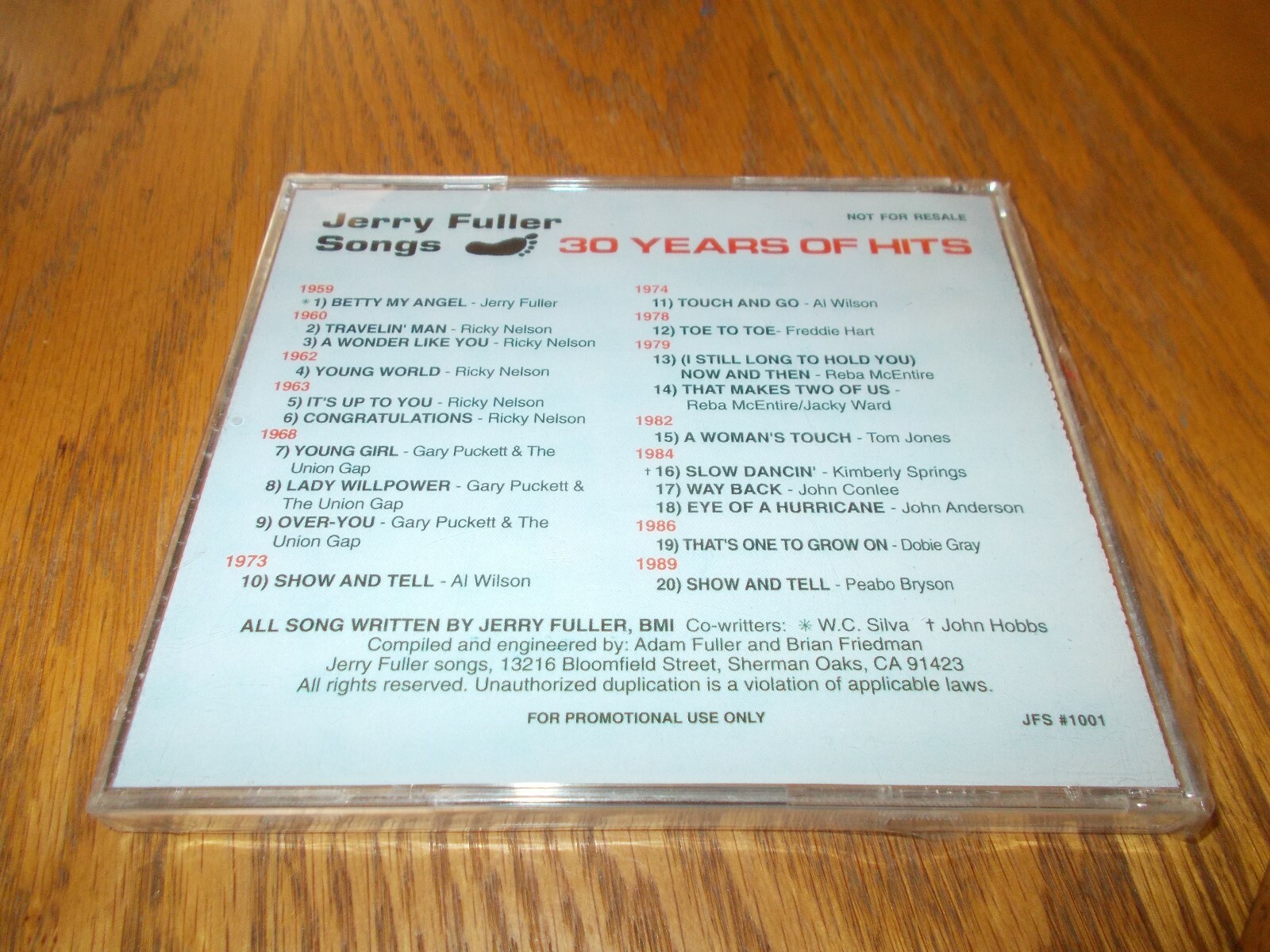 JERRY FULLER'S 30 YEARS OF HITS CD BRAND NEW SEALED | eBay