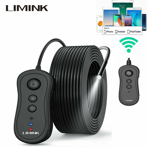 LIMINK 33FT 8.5mm Borescope Inspection Endoscope Camera for Android IOS ...