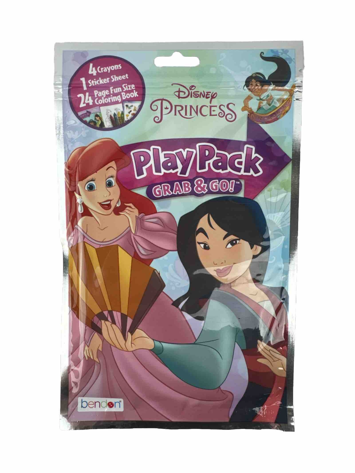 Bendon Fun Disney Princess Play Pack Color Grab & Go (Lot of 10 Packs ...