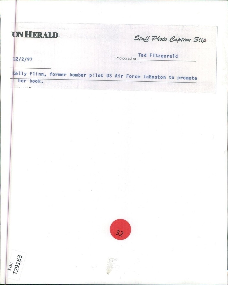 1997 Photo Kelly Flinn Bomber Pilot Us Air Force Boston Ma Book ...