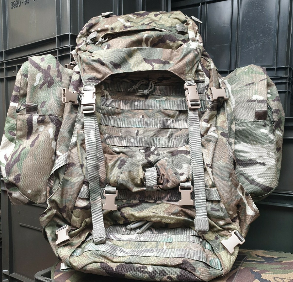 New British Army Original MTP Side Pouches X2 for Virtus 90l 45l 40l ...