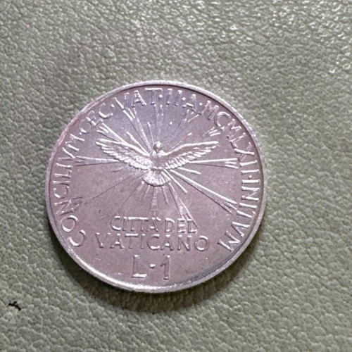 1962 Vatican Council 1 Lire Uncirculated condition. Coin Pope John XXIII | eBay