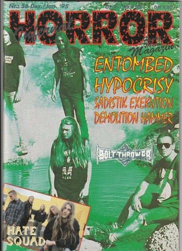 HORROR INFERNAL #56/1995 Entombed/Hypocrisy/Bolt Thrower MUSIK-MAGAZIN ...