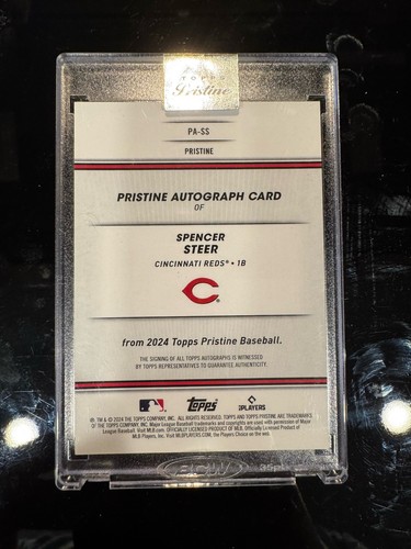2024 Topps Pristine Auto Spencer Steer Encased Red Refractor /5 | eBay