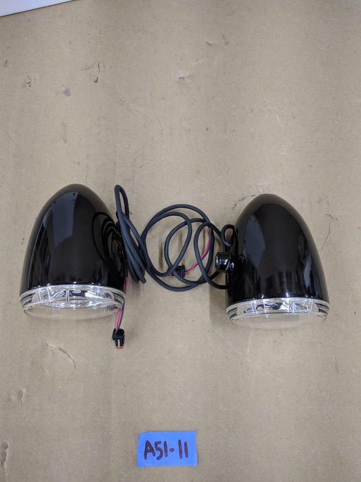 Harley-Davidson Daymaker Reflector LED Fog Lamps Black Housing 68000092 ...
