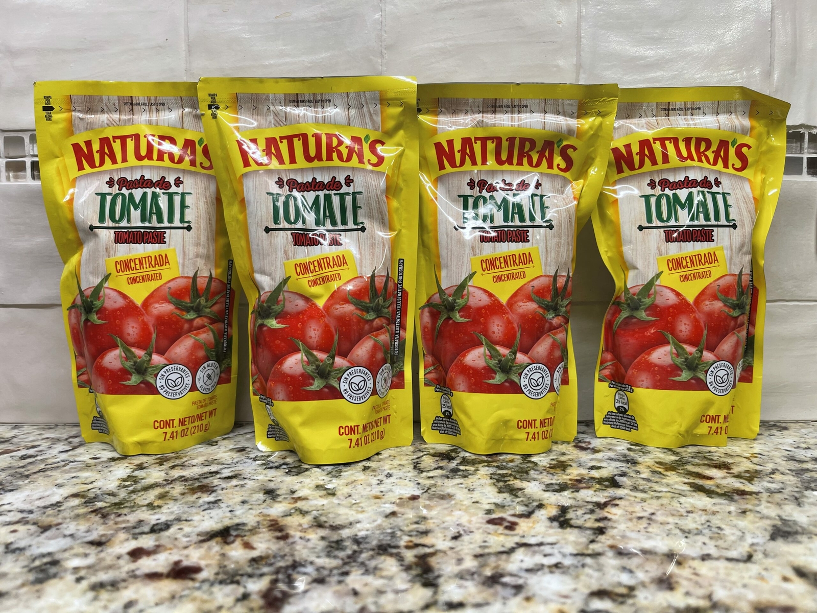 4 PACKS Naturas Tomato Sauce 8 oz Salsa De Tomate paste Spanish rice ...
