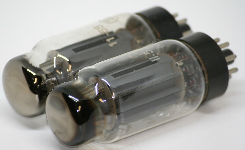 6l6 tube amplifier pair amp matched metal quad 6l6gc el34 6l6g VT-115 ...