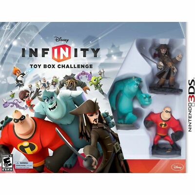 Disney Infinity Nintendo 3DS Toy Box Challenge Video Game Starter Pack ...