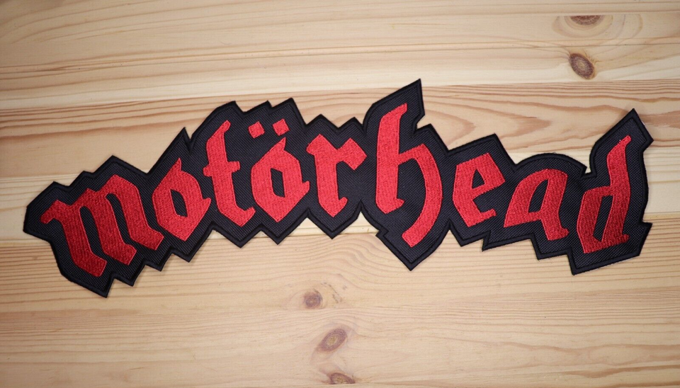 Motorhead Back Patch Large 16 inch Embroidered Metal back patch Red | eBay