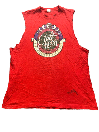 VTG The Full Moon Shirt Adult Extra Large Red Single Stitch Oklahoma ...