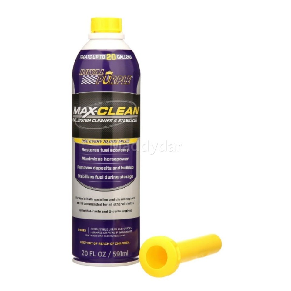 Royal Purple Max-Clean Fuel System Cleaner and Stabilizer, 20 Fl. Oz ...