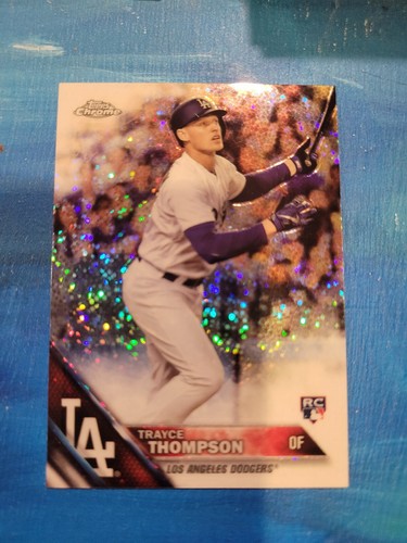 Trayce Thompson 2016 Topps Chrome Holiday Mega Box Speckle Refractor RC ...