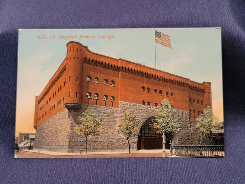 Antique Postcard 1st Regiment Armory, Chicago published by The ...