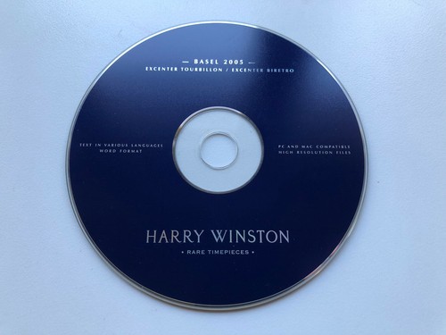 Press CD ROM - HARRY WINSTON - Bâle 2005 Excentrique Tourbillon ...
