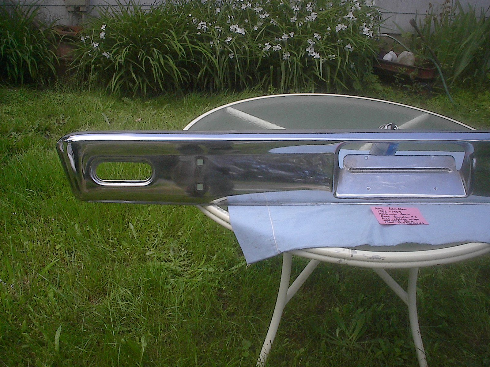 Amc 1967-1968-1969 american includes sc rambler rear bumper core | eBay