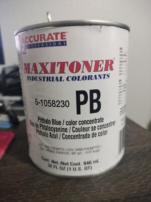 Maxitonner 844 PB Phthalo Blue Industrial Colorant | eBay
