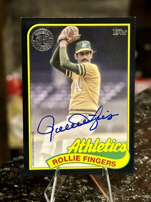 2024 Topps Update ROLLIE FINGERS AUTO #/199 BLACK SP AUTO 89BA2-RF ...