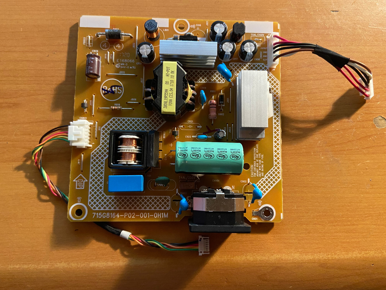 DELL P2217H 22" TV MONITOR MAIN CIRCUIT BOARD W/ LCD CABLE 715G7934-M01 ...