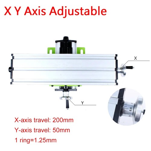 Bench Drill Bracket Installation Mini Micro Precision Cross Slide Table ...
