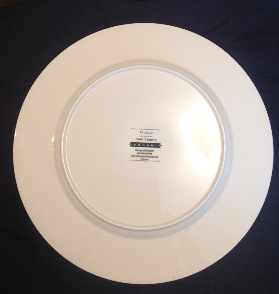 Sasaki Chop Plate Palazzo by Paula Zanger 12"" Round platter | eBay