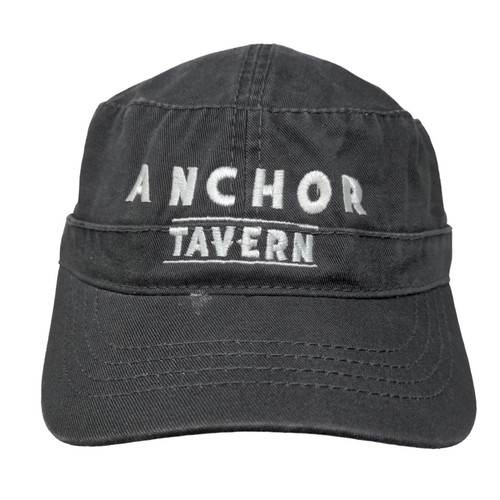 Otto Men's Strapback Hat Gray Size OSFM Embroidered Anchor Tavern Logo ...