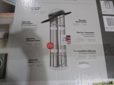 VELUX 10-in. Sun Tunnel Skylight TSR 010 Rigid Tunnel Low Profile ...