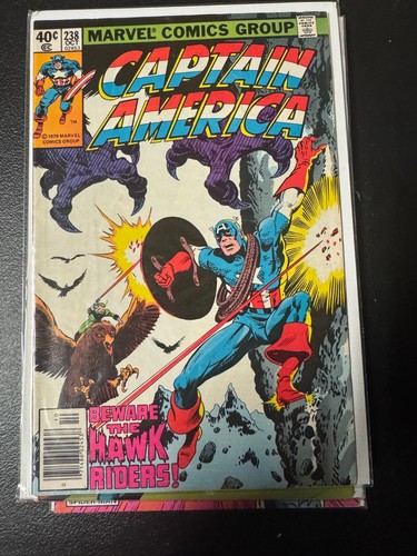Captain America #238 (1979) Marvel – Beware the Hawk Riders! Bronze Age ...