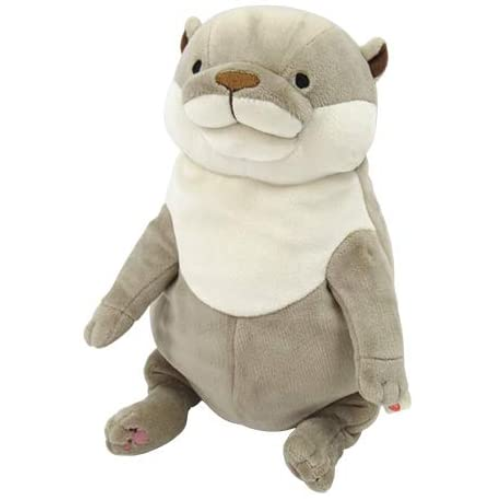 Shinada Global Mochi-KawaUso MochiKawaUso Otter Gray M Plush Doll NEW ...