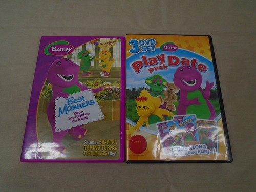 BRAND NEW Barney: Play Date Pack (DVD, 2011, 3-Disc Set) And Best ...