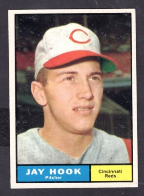 1961 TOPPS JAY HOOK CARD NO:162 B NEAR MINT CONDITION | eBay