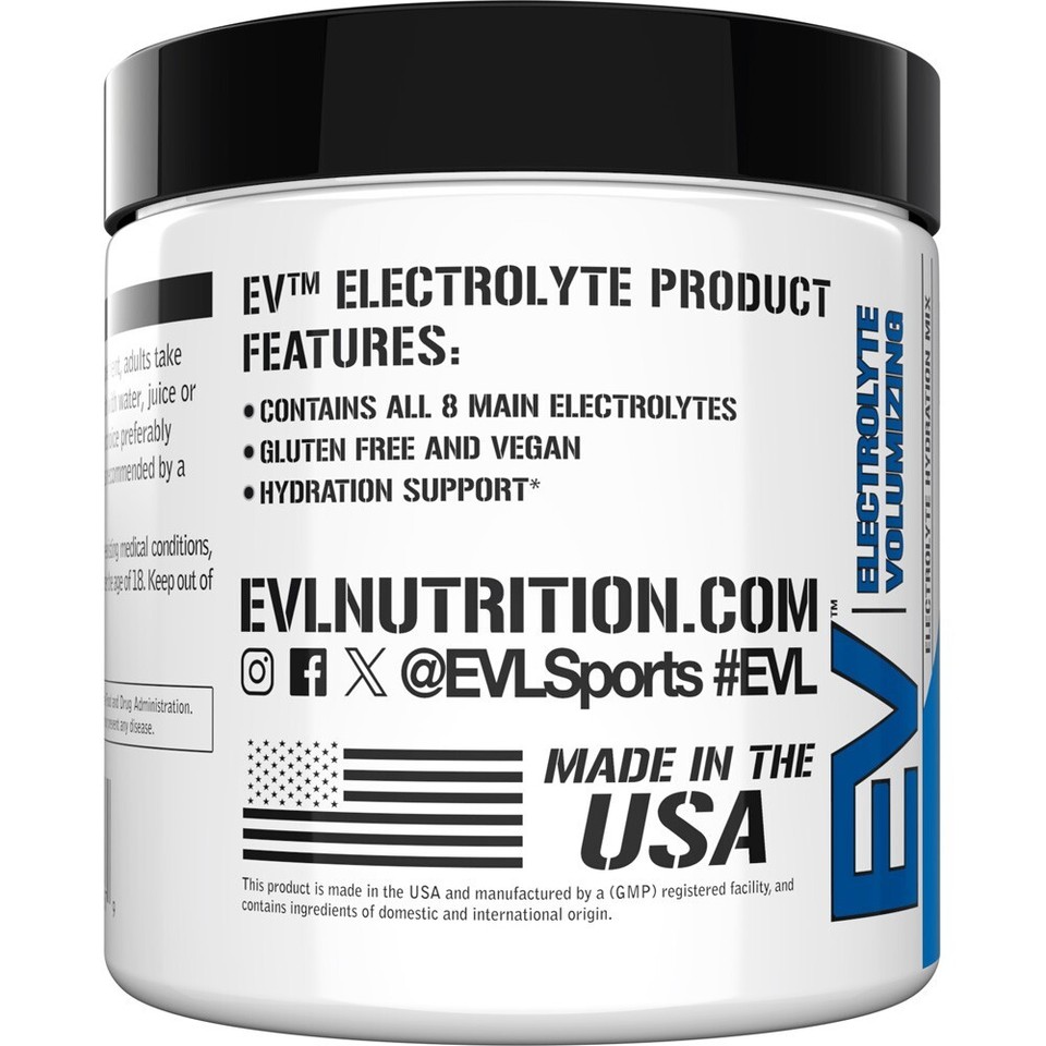 Evlution Nutrition EV Electrolyte - Hydration - 30 or 50 Servings - All ...