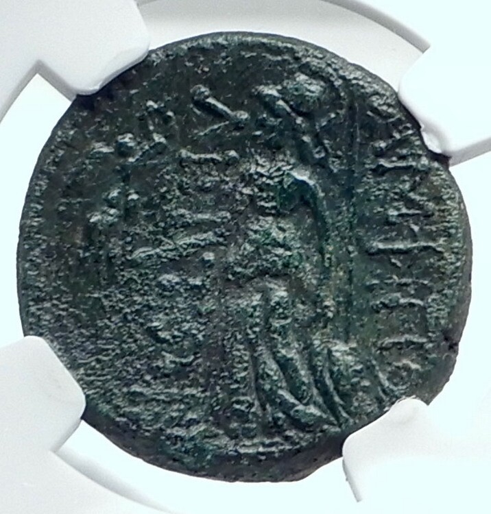 AMPHIPOLIS Macedonia 148-31BC Ancient Greek Coin GORGONEION ATHENA NGC ...