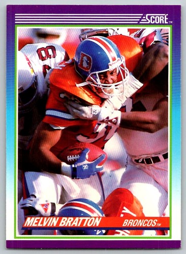 1990 SCORE MELVIN BRATTON RC DENVER BRONCOS #133 | eBay