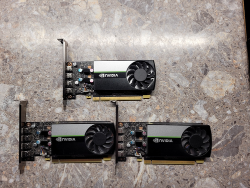 3-NVIDIA QUADRO T600 4GB GDDR6 4x miniDP VIDEO CARD LOT OF 3 !!! | eBay