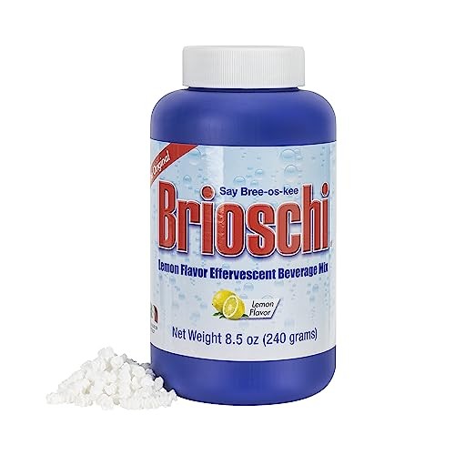 Brioschi Italian Lemon Flavored Effervescent Heartburn, 8.5 Ounce (Pack ...