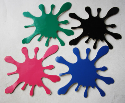 4X AUTHENTIC VINTAGE 80'S SPLASH STICKERS DECAL FOR CAR MOTORBIKE NEW ...