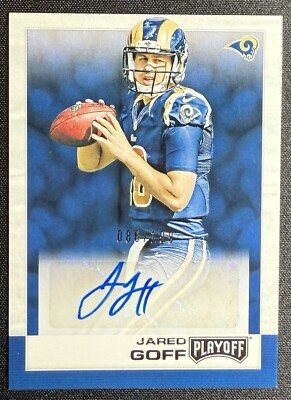 2016 RC Panini Playoff Jared Goff ROOKIE AUTO /199. Lions Rams QB. 🔥🔥🔥 ...